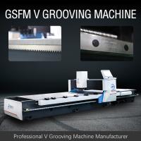 China Fully Automatic Four Sided V Groover Machine 1500mm Width 4000mm Length for Door Industry for sale