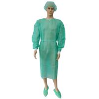 China Multiple Color Medical Isolation Gown Nonwoven PP Knitted Cuff for sale