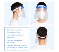 China Splash Proof Dustproof Protective Face Shields Fogging Proof Disposable Face Shield for sale