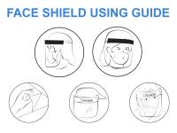 China Splash Proof Dustproof Protective Face Shields Fogging Proof Disposable Face Shield for sale