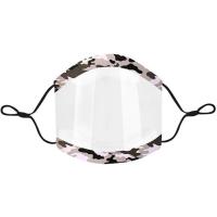 China Multi Color Deaf Mute Lip Masks Transparent Anti Haze Dust Clear Face Masks for sale