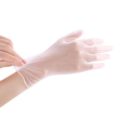 China S M L Xl  Pvc Examination Gloves , Transparent Vinyl Gloves CE Approved for sale