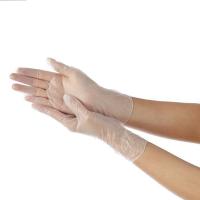 China S M L Xl  Pvc Examination Gloves , Transparent Vinyl Gloves CE Approved for sale