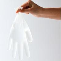 China S M L Xl  Pvc Examination Gloves , Transparent Vinyl Gloves CE Approved for sale