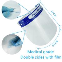 China OEM ODM Medical Protective Face Shield With Elastic Band And Sponge Headband for sale