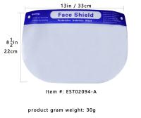 China OEM ODM Medical Protective Face Shield With Elastic Band And Sponge Headband for sale