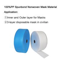 China Plain Style Polypropylene Meltblown Non Woven Fabric Rolls 25gsm-60gsm for sale