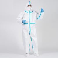 China Breathable Medical Protective Clothing Microporous Coverall Dust Proof for sale