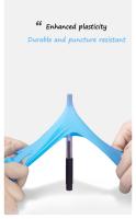 China Blue Synthetic Disposable Gloves Multiple Purpose Customized Logo for sale