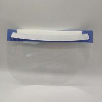 China Unisex Protective Face Shield Clear Full Face Shield With Sponge Elastic for sale