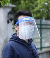 China High Definition Antibacterial Face Shield PET Clear Face Visor for sale