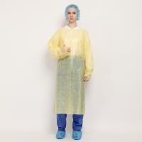 China Operating Room Disposable Ppe Gowns Sterile PE Coated Ultrasonic Sewing for sale
