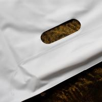 China Inner Handles Mortuary Funeral Body Bag , U Zipper Body Bag For Corpse for sale