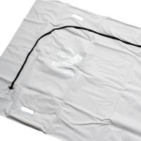 China Inner Handles Mortuary Funeral Body Bag , U Zipper Body Bag For Corpse for sale