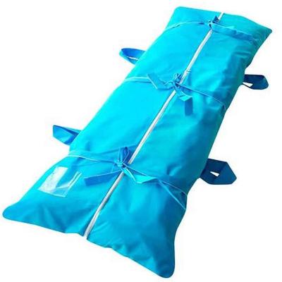 China Disposable Dead Body Bag Polyethylene Cadaver Bag Funeral Disaster Halloween Decoration for sale