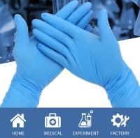 China S M L XL Disposable Protective Gloves Nitrile Powder Free Examination Gloves for sale