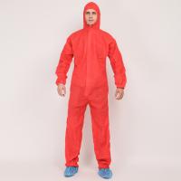 China SMMS Breathable Disposable Coveralls , Disposable Work Overalls for sale
