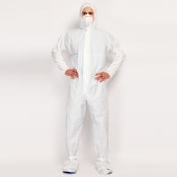 China SMMS Breathable Disposable Coveralls , Disposable Work Overalls for sale