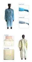 China Pp Non Woven Medical Gown Reliable Barriers For Surgical Supplies for sale