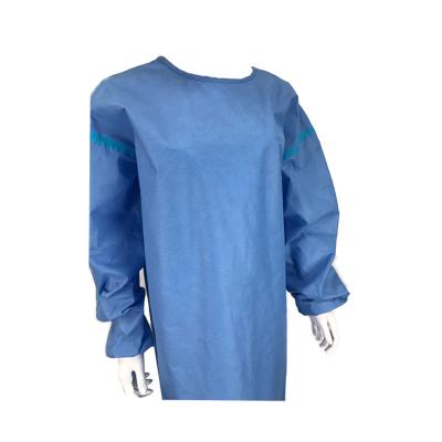 China Breathable Medical Isolation Gown Level 3 , Blue Disposable Coveralls for sale