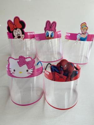 China Kids Reusable Clear Plastic Face Shield Splash Proof 3 Years Life for sale