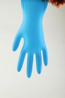 China Multifunction 100% Nitrile Medical Gloves Puncture Resistant for sale