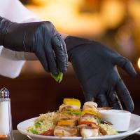 China Food Handling Tpe Disposable Gloves Flexible Non Irritation Various Size for sale