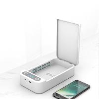 China 10W Fast Charge Cell Phone Disinfection Box , Uv Light Sanitizer Box For Phone for sale