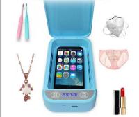 China 10W Fast Charge Cell Phone Disinfection Box , Uv Light Sanitizer Box For Phone for sale