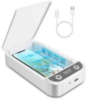 China 10W Fast Charge Cell Phone Disinfection Box , Uv Light Sanitizer Box For Phone for sale