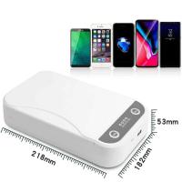 China 10W Fast Charge Cell Phone Disinfection Box , Uv Light Sanitizer Box For Phone for sale