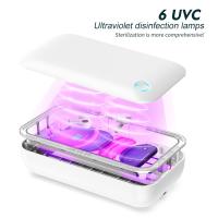 China 6pcs Lamps UVC Mobile Phone Disinfection Box 10W Sterilization Box For Phone for sale