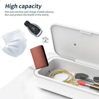 China 6pcs Lamps UVC Mobile Phone Disinfection Box 10W Sterilization Box For Phone for sale