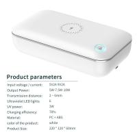 China 6pcs Lamps UVC Mobile Phone Disinfection Box 10W Sterilization Box For Phone for sale