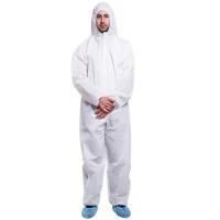 China Industrial M L XL 2XL Disposable Isolation Gowns With SMS 50GSM Material for sale