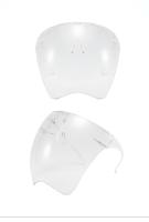 China Mirrored Acrylic Protective Face Shield Colorful With Curved Temples for sale