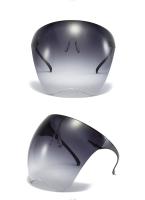 China Mirrored Acrylic Protective Face Shield Colorful With Curved Temples for sale