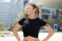 China Double Sided Anti Fog Face Shield , Eyeglass Type Face Shield Oversized Windproof for sale