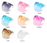 China Mirrored Acrylic Fogproof Clear Face Visor for sale