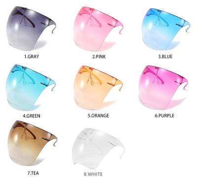 China Mirrored Acrylic Fogproof Clear Face Visor for sale