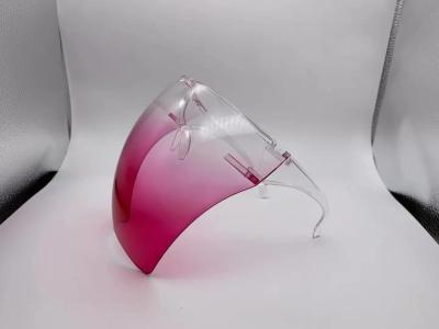 China Colorful Protective Fogless Disposable Face Shield for sale
