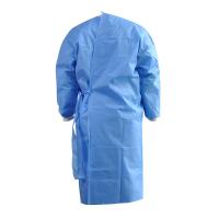 China Reinforced Non Sterile Isolation Gowns Level 4 Disposable Gowns for sale