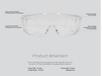 China Protective Anti Scratch Safety Glasses Safety Goggles For Laboratory Eye Protection for sale