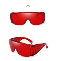 China Transparent Lens Oversized Sunglasses UV400 38g Windproof Goggles for sale