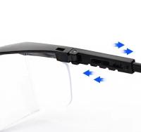 China 38g Working Driving Medical Protective Goggle Transparent Lens Oversized Sunglasses UV400 for sale