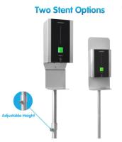 China 14kg 1000ml Free Standing Hand Sanitizer Dispenser For Shops And Restaurants for sale