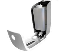 China 2kg 350ml Hand Press Soap Wall Mounted Hand Sanitizer Dispenser ABS Plastic White for sale