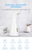 China 2kg Refillable Touch Free 200ml Electric Hand Sanitizer Dispenser Foam Soap For Hotel for sale