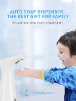 China 2kg Refillable Touch Free 200ml Electric Hand Sanitizer Dispenser Foam Soap For Hotel for sale
