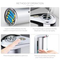 China ABS Plastic Touchless Hand Soap Dispenser 340g DC 6V 250ml For Hotel Home for sale